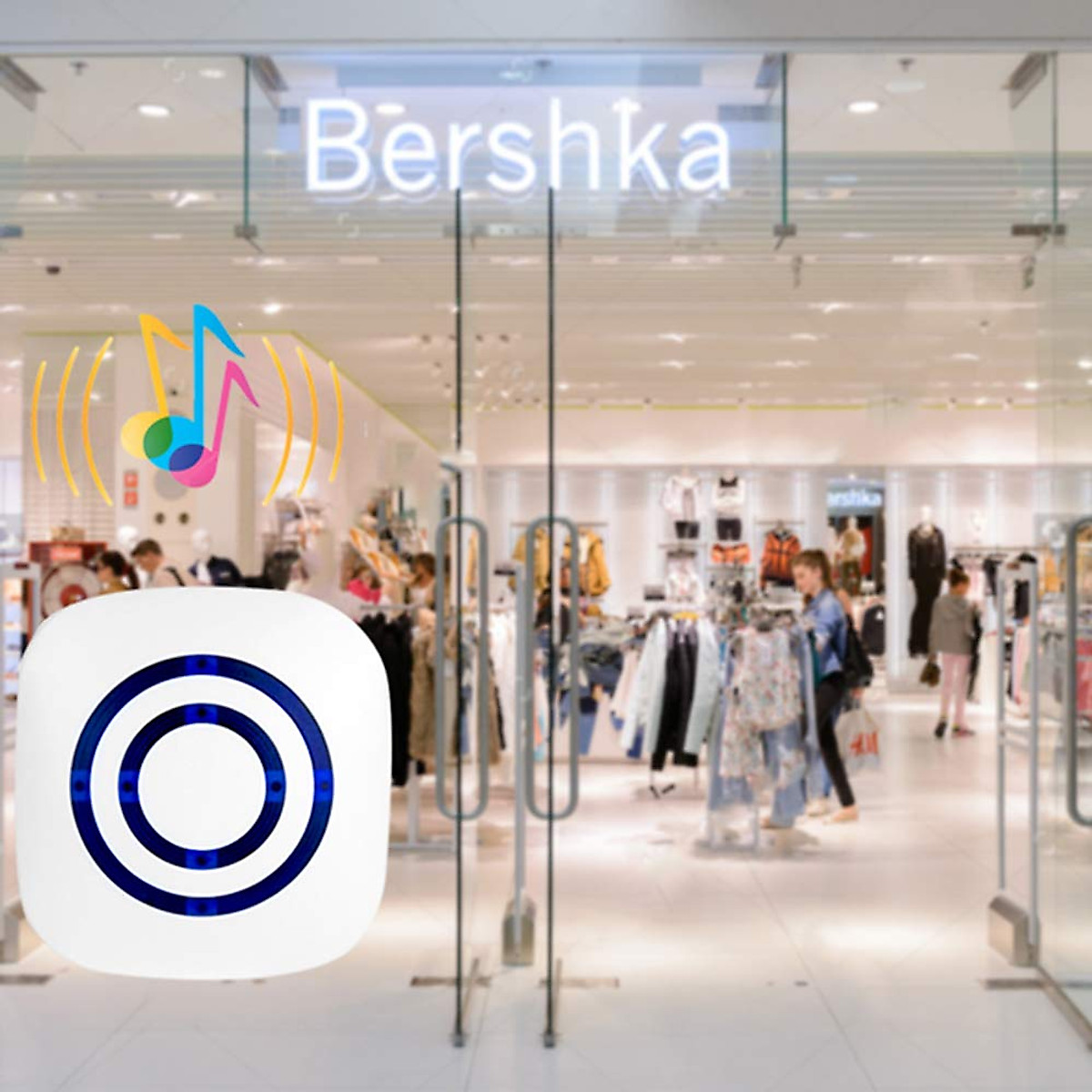 Home Security Motion Sensor Alarm Outdoor, Wireless Driveway Alert: Infrared Motion Sensor Chime Doorbell with 1 Plug-in Receiver and 2 PIR Motion Sensor Detector Alert - 38 Chime Tune - LED Indicator