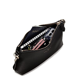 Kate Spade Bailey Textured Leather Crossbody Bag Purse Handbag (BLACK)