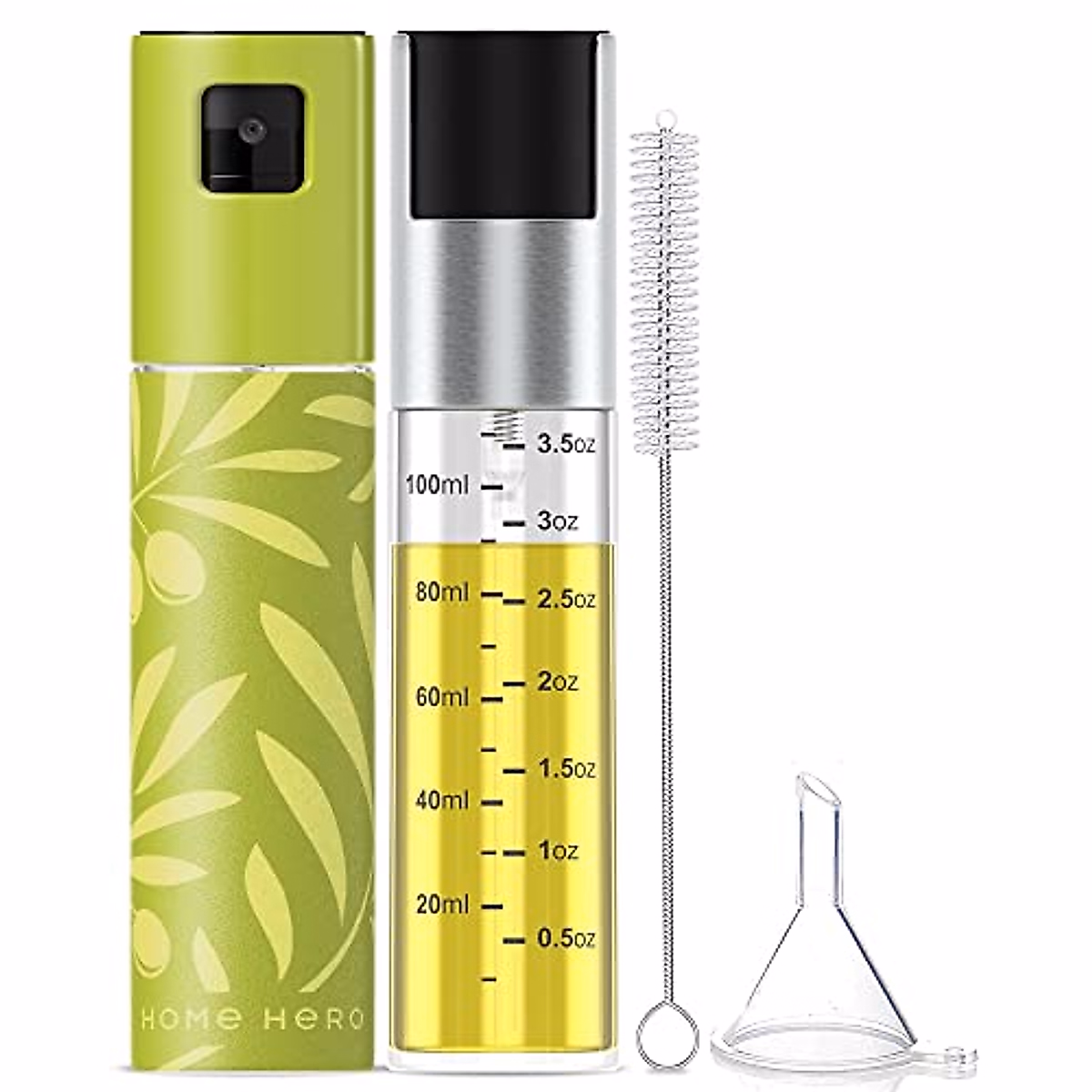 Olive Oil Sprayer for Cooking, 2 pack Olive Oil Spray Bottle, Oil Mister - Oil Sprayer for Air Fryer, Cooking Oil Sprayer - Oil Mister Spray Bottle for Cooking, Olive Oil Sprayer Mister, Oil Spritzer