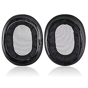 MDR-1A Earpads Replacement Ear Pad Cushion Cover Ear Cups Repair Parts Compatible with Sony MDR-1A, MDR-1ADAC Headphones (Black)