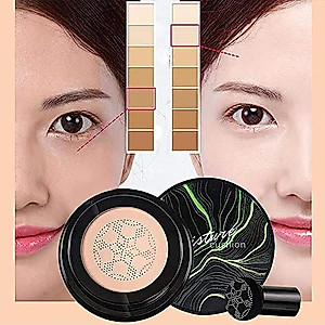 firstfly Mushroom Air Cushion CC Cream Moisturizing Concealer Makeup Base Primer Liquid Foundation