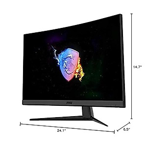 MSI G27C6, 27" Gaming Monitor, 1920 x 1080 (FHD), VA, 165Hz, FreeSync, HDMI, Displayport, Tilt
