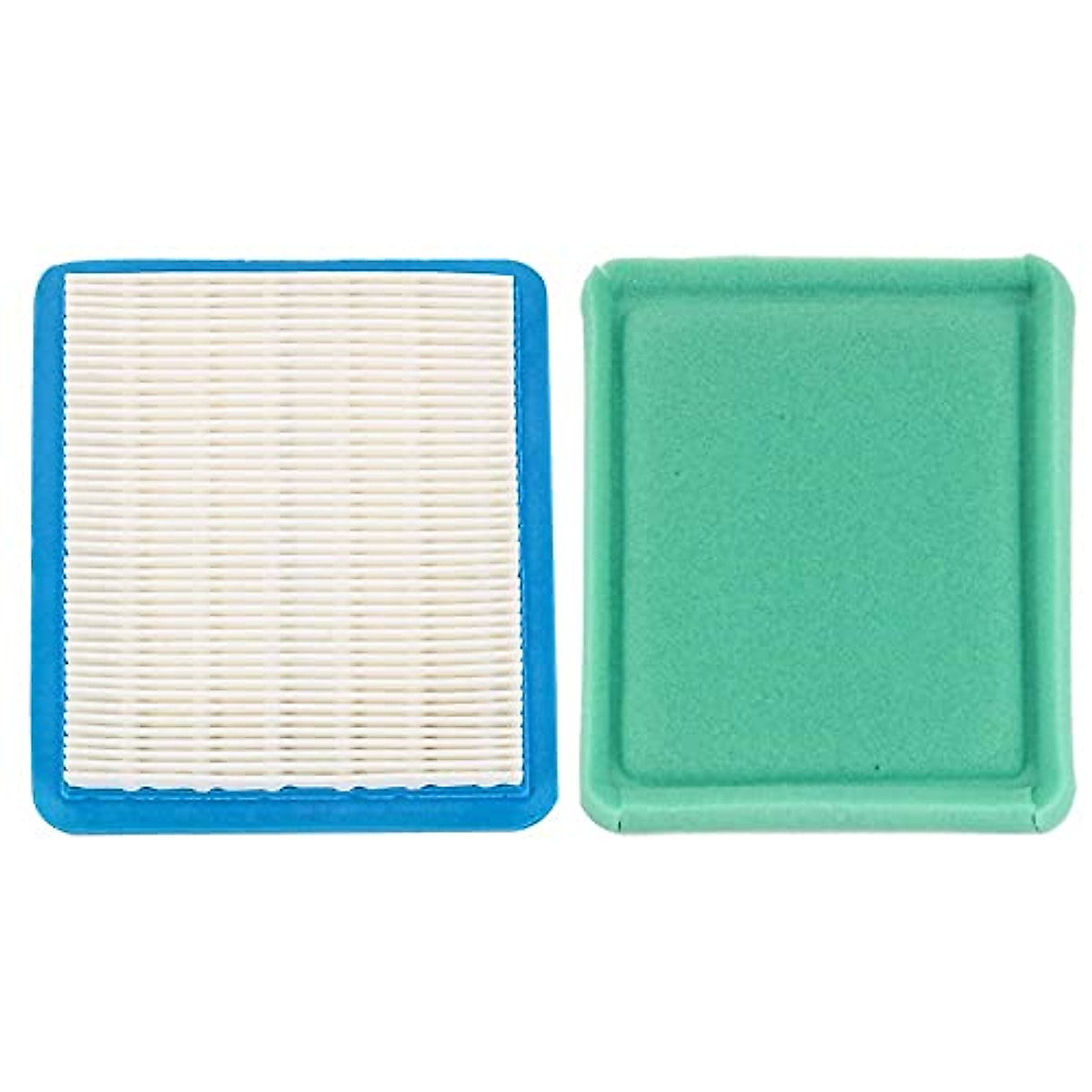 BS-491588S BS-491588 Air Filter + Pre Cleaner Spark Plug for MTD Troy-Bilt TB110 TB130 TB210 TB230 TB270ES TB280ES TB320 TB330 TB370 TB380ES TB449E TB466 TB566 TB672 TB866XP Push Lawn Mower Parts