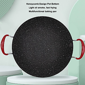 MOUMOUTEN Korean Grilling Pan, Korean BBQ Grill Seasoned Cast Iron Griddle Pan Non-Stick Grill, 8 in 1 Dual Anti Scalding Handles Cast Iron Skillets, Indoor or Outdoor grilling (Non Electric)(30CM)