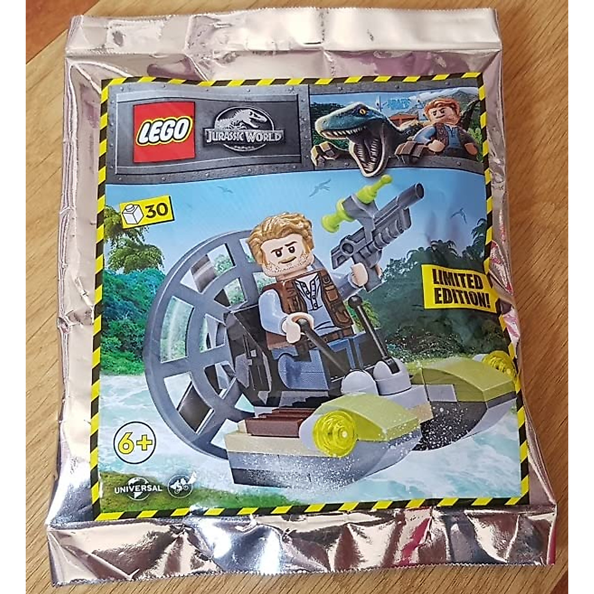 LEGO Jurassic World: Owen with Airboat and Tranquilizer Gun - Ages 6+