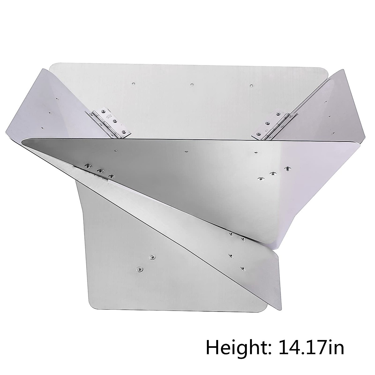 Fire Pits Outdoor Foldable Large Stainless Firepit,Strong and Sturdy,Durable,Space Saving and Easy to Carry.Outdoor Fire Pit,Modern Deautiful Artistic Appearance,Suitable of Users 1-10 People