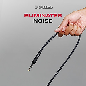 D’Addario Accessories Classic Series Guitar Patch Cables - Guitar Pedal Cable with ¼ Inch Ends - Durable & Reliable - Instrument Cable for Pedalboards - Right Angle - 0.5 feet - 3 Pack