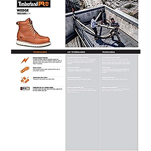 Timberland PRO Men's 53009 Wedge Sole 6" Soft-Toe Boot,Rust,10.5 M