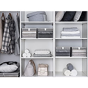 StorageWorks Closet Storage Bins, Storage Box, Foldable Organizer Bins and Baskets for Clothes