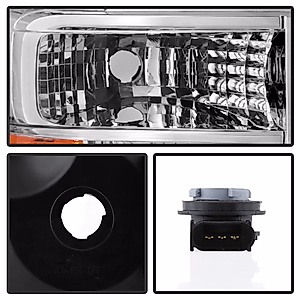 ACANII - For [Non-Sealed Beam] 2008-2014 Ford E150 E250 Van 08-21 E350 E450 Super Duty Headlight Headlamp Passenger Side