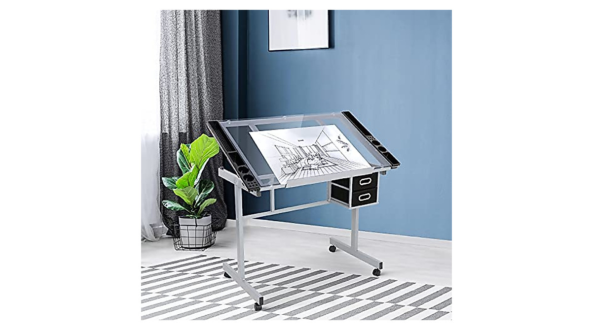 ZENY Adjustable Drafting Table - Versatile Art Desk