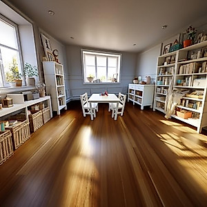 PETIT BATEAU Toddler Kids Table and Chairs Set Solid Wood Modern Wooden Furniture for 2-8 Years Boy Girl Children White Color Craft Art Preschool Playroom