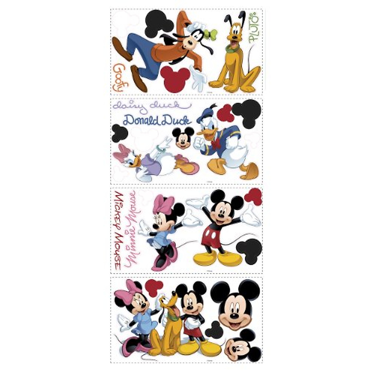 RoomMates RMK1507SCS Mickey and Friends Peel and Stick Wall Decals