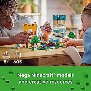 LEGO Minecraft The Crafting Box 4.0 21249 Building Toy Set, Custom-Build Playset Featuring Classic Bricks, Figures and Game Accessories, Model Guides Spark Creativity for 8 Year Old Kids