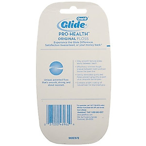 Oral-B Glide Pro-Health Original Dental Floss, Smooth, Strong, Shred Resistant, Value 2 Pack (50m)