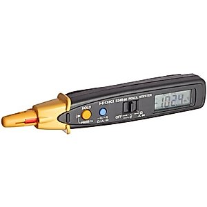 Hioki 3246-60 HiTester Pen-Sized Digital Multimeter with Flashlight, 42 Megaohms, 600V