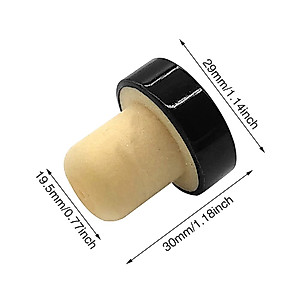 Wine Bottle Cork Stopper, 24Pcs T-shaped Stopper Cork Wine Stopper Bottle Stoppers Reusable Wine Bottle Stopper Sealing Plug Bottle Cap for Wine Beer Bottles DIY Craft