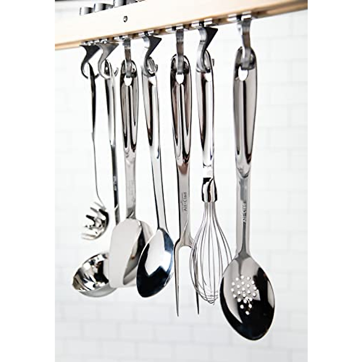 All-Clad T198 Stainless Steel Flexible Slotted Turner, Silver -