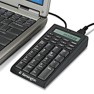 Kensington Notebook Keypad/Calculator with USB Hub, 19-Key Pad 72274
