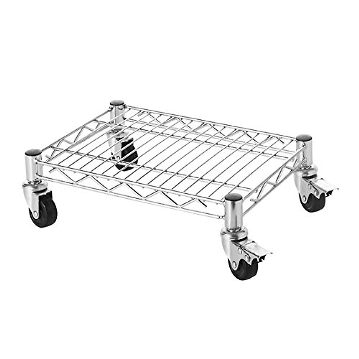 DormCo Suprima Rolling Compact Refrigerator Rack - Carbon Steel