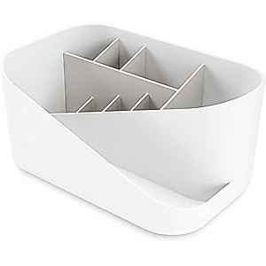 Umbra Glam Cosmetic and Accessory Organizer, White