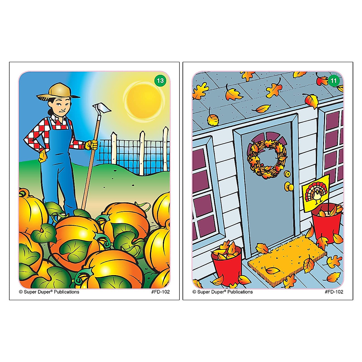 Super Duper Publications | Classifying with Seasons Fun Deck Flash Cards | Educational Learning Resource for Children
