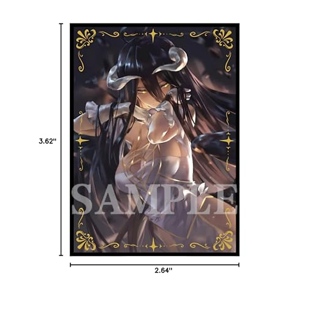 60PCS Anime Card Sleeves MTG Card Shiled Board Game Trading Cards Loader Deck PKM Protector for TCG Standard Size Cards 67x92mm (Laser Saber)