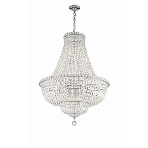 Crystorama Roslyn 15 Light Polished Chrome Chandelier