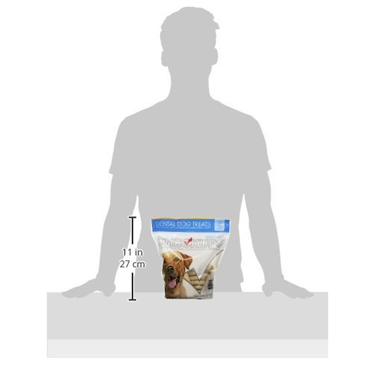 Checkups- Dental Dog Treats, 24ct 48 oz. for Dogs (Pack of 2),Checkups-j5