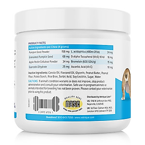 Dermabliss Anti-Itch & Allergy Relief Spray (4oz) and Glandex Anal Gland Support Chews 60ct Bundle Vet-Strength Anal Gland Dog Treats, Hydrocortisone Spray Itch Relief for Dogs