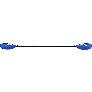 AQUAGLIDE Universal Aries Adjustable Leverlock Kayak Aluminum Packable 4-Piece Paddle Tough Reinforced Nylon Blades Fishing Kayaking iSUP Family Friendly