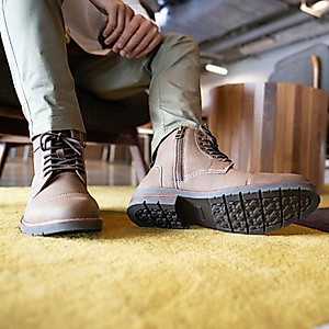 Dockers Footwear Men's Rawls Ankle Boot, Dark Tan, 10.5