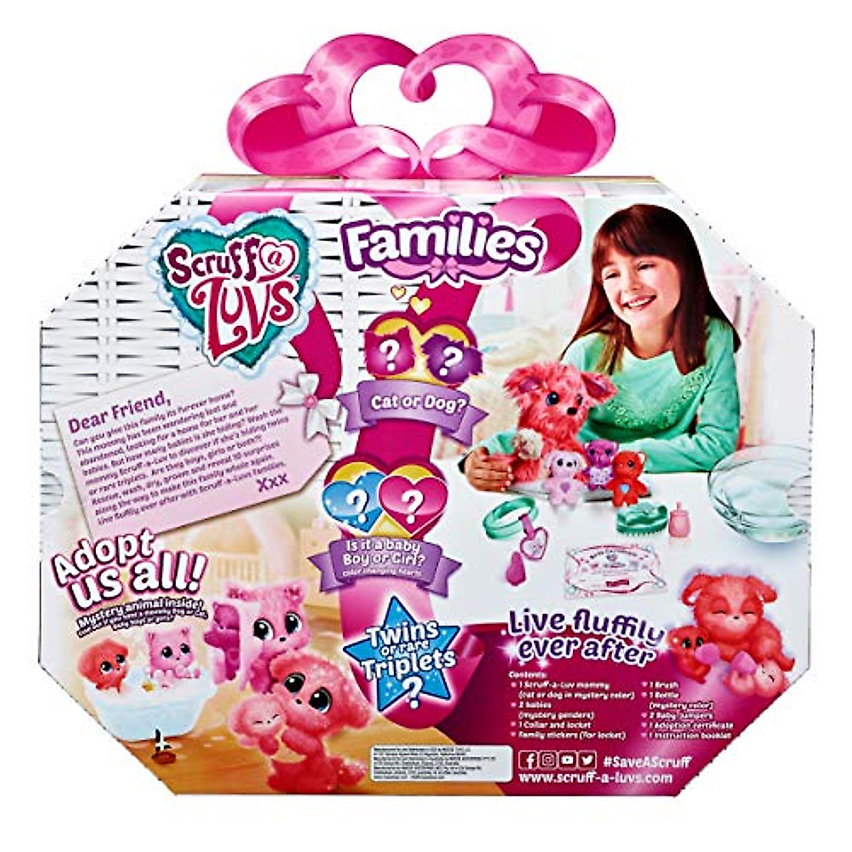 Little Live Pets Scruff-A-Luvs Family | Wash, Dry and Brush to Rescue and Reveal 10 Surprises