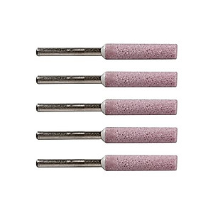 5X Cylindrical Diamond Chainsaw Sharpener Burr Stone File 7/32" Sharpening Tool
