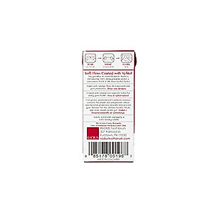 RADIUS Travel Vegan Dental Floss SACHET SINGLE Cranberry Vegan, 20 Count
