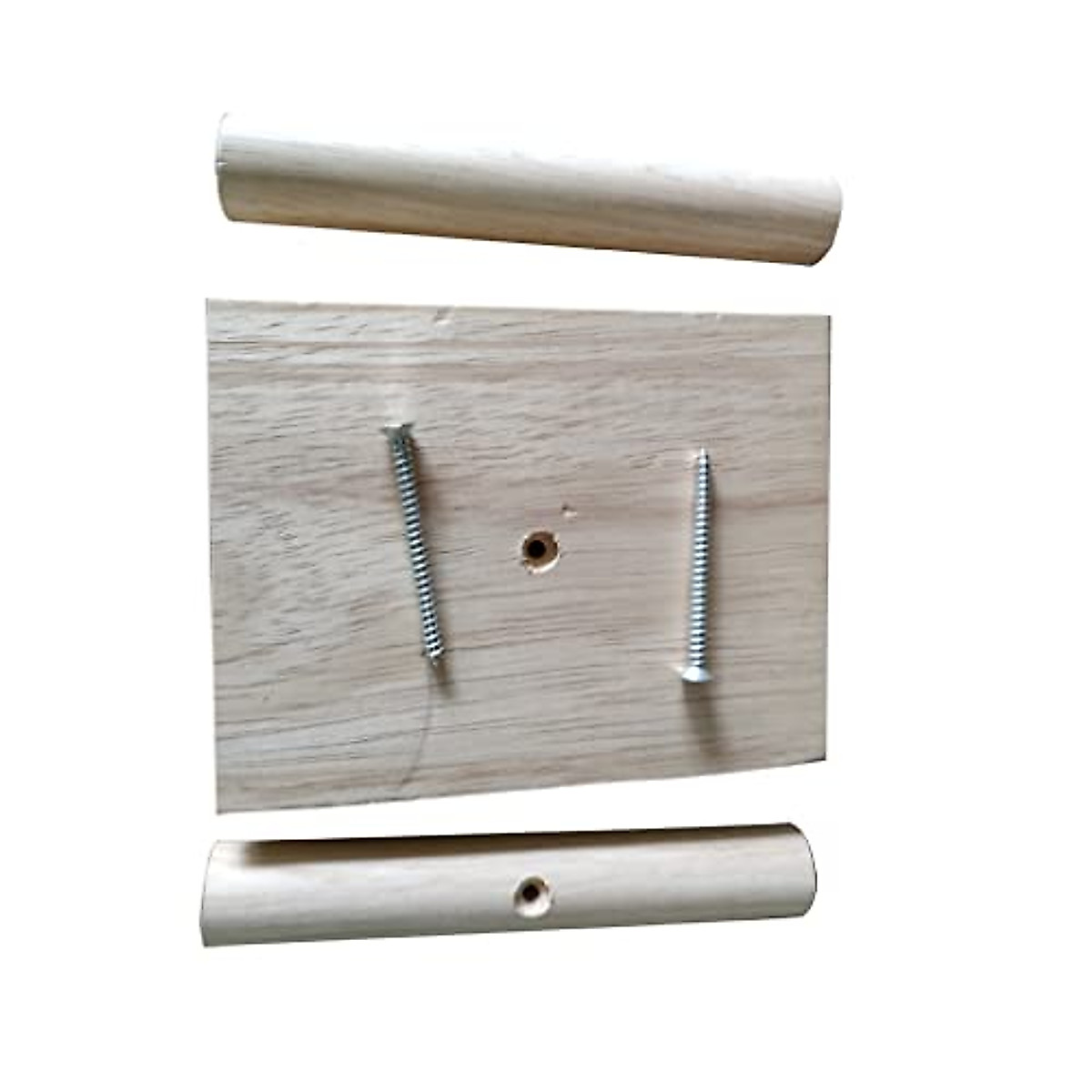 Small Parrot Bird Pet Perch Stand Parakeet Wood Standing Gym Training Grinding Toy Playstand Holder (S)