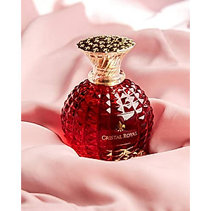 PRINCESSE MARINA de BOURBON Cristal Royal Passion - Eau de Parfum for Women - Opens with Pear, Blackcurrant and Bergamot - Blended with Jasmine and Violet - For Elegant Ladies - 1.7 oz