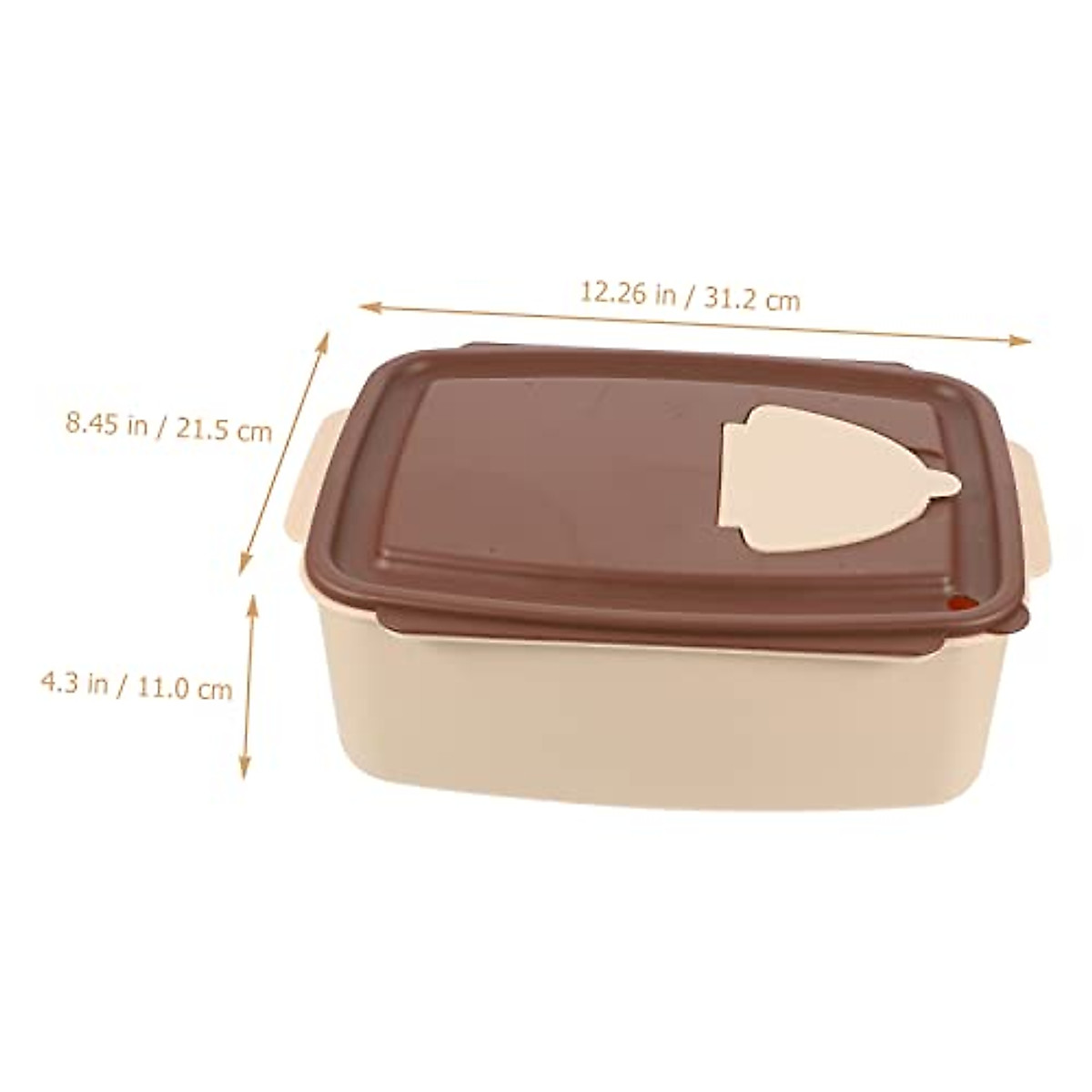 KICHOUSE 1 Set Tea Residue Bucket with Lid Tea Residue Filter Bucket Container with Lid Table Top Bin Garbage Can Mini Containers Small Wastebasket Drain Tray Office Desktop Pp