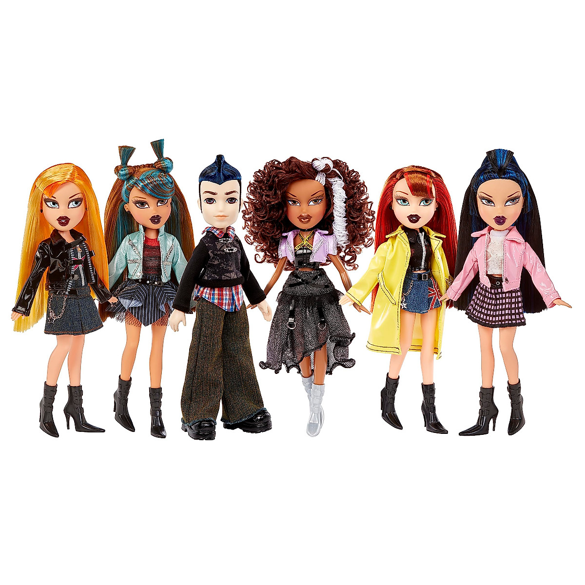 Bratz Pretty ‘N’ Punk Sasha Fashion Doll with 2 Outfits and Suitcase, Collectors Ages 6 7 8 9 10+