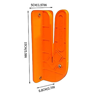Wall-Mounted Rag Cutter, 2024 New The Orange Rag Cutter, Rag Cutter Wall Mount, Easily Cut Old Sheets, T-Shirts, Towels, Sheepskin Cloth (Orange 2pcs)