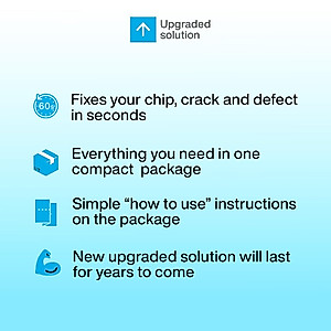 Granite, Marble & Porcelain Repair Kit (Clear, Black & Acrylic) - Ideal as Quartz Countertop Repair Kit I Works Great for Countertops, Tiles, Sinks and Other Surfaces