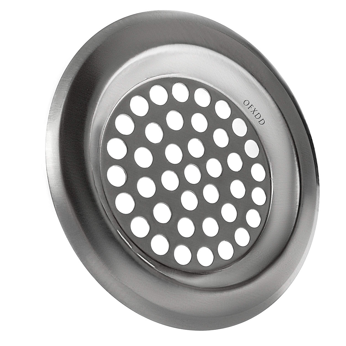 Large Universal Stainless Steel Drain Food Stopper for Kitchen Sink Flat Tub Protector - Pack of 12 - Best Metal Screen Bathtub Hair Strainer for Bathroom Sink