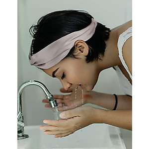 driew Satin Headband, Silk Headbands for Women Pack of 5