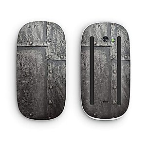 Design Skinz Bolted Steel Plates Vinyl Decal Compatible with The Apple Magic Mouse 2 (Wireless, Rechargable) with Multi-Touch Surface