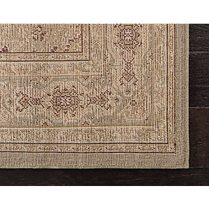 Unique Loom Versailles Collection Traditional Classic Border with Medallion Motif, Area Rug (3' 3 x 5' 3 Rectangular, Green/ Ivory)