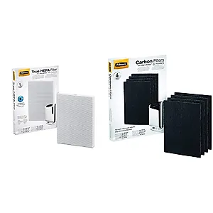 Fellowes AeraMax 290/300/DX95 Purifiers True HEPA Air Filter and Carbon Filters for AeraMax Air Purifiers