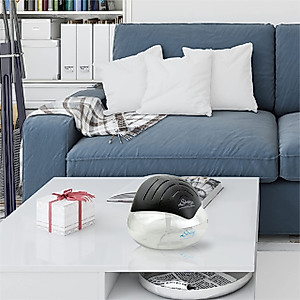 Sirena Twister Deluxe Pack (Black) including Fragrance Pack- Water Filter Air Freshener For Home and Office - Essential Oil Aroma Diffuser With LED Night light - Small Air Cleaner For Smoke and Pets