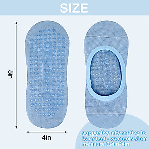 Hicdaw 4 Pairs Yoga Socks Pilates Socks Barre Ballet Socks Non-slip Grip Socks Elastic Workout Socks for Women