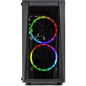 Skytech Gaming Blaze II Gaming PC Desktop – Intel Core i3 10105F 3.7 GHz, GTX 1650, 500GB SSD, 16G DDR4 3200, 600W Gold PSU, AC Wi-Fi, Windows 10 Home 64-bit