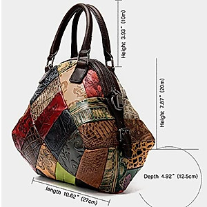 Eysee Shoulder Bags, Women Pouch Multicolor, Cowhide Leather Cossbody Bags